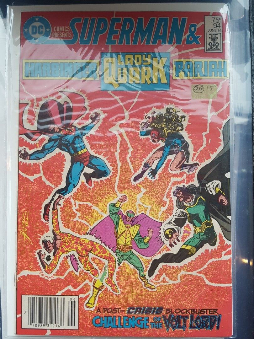 Vintage DC Superman & Harbinger Lady Quark Pariah comic magazine ...