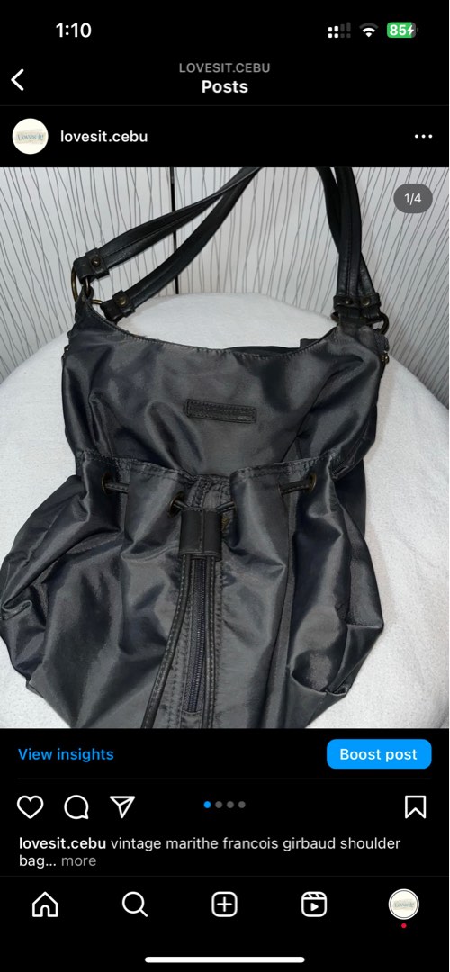 Vintage Marithe x Francois Girbaud Shoulder Bag, Luxury, Bags & Wallets ...