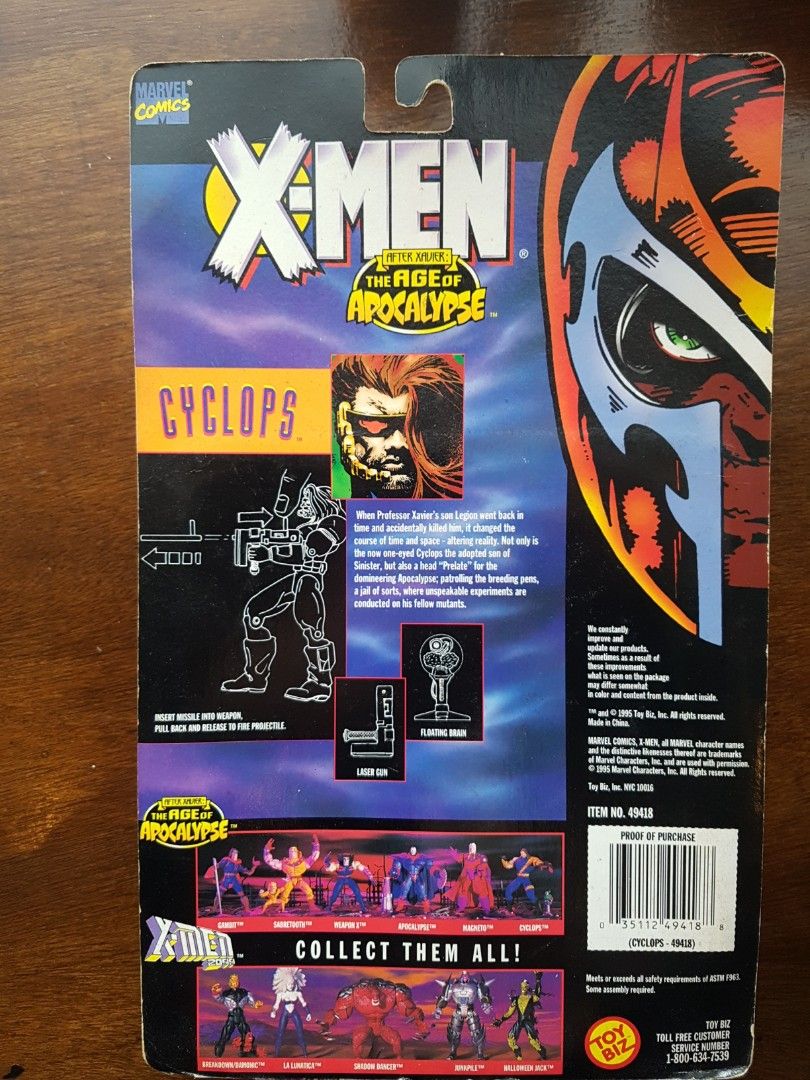 Vintage Marvel Comics X-Men Cyclops action figure, Hobbies & Toys ...