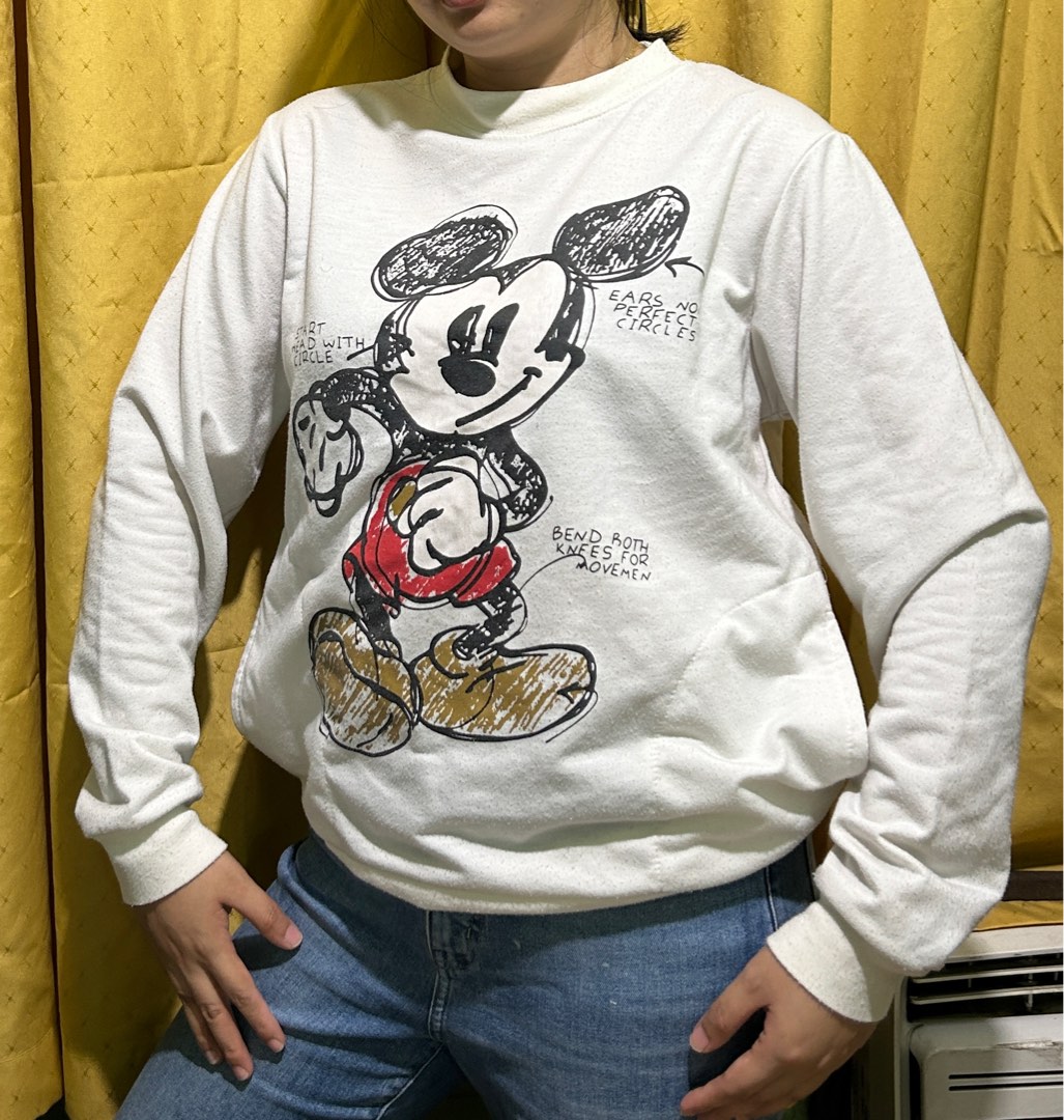 Vintage Mickey Mouse Pull Over, Women's Fashion, Tops, Others Tops on ...