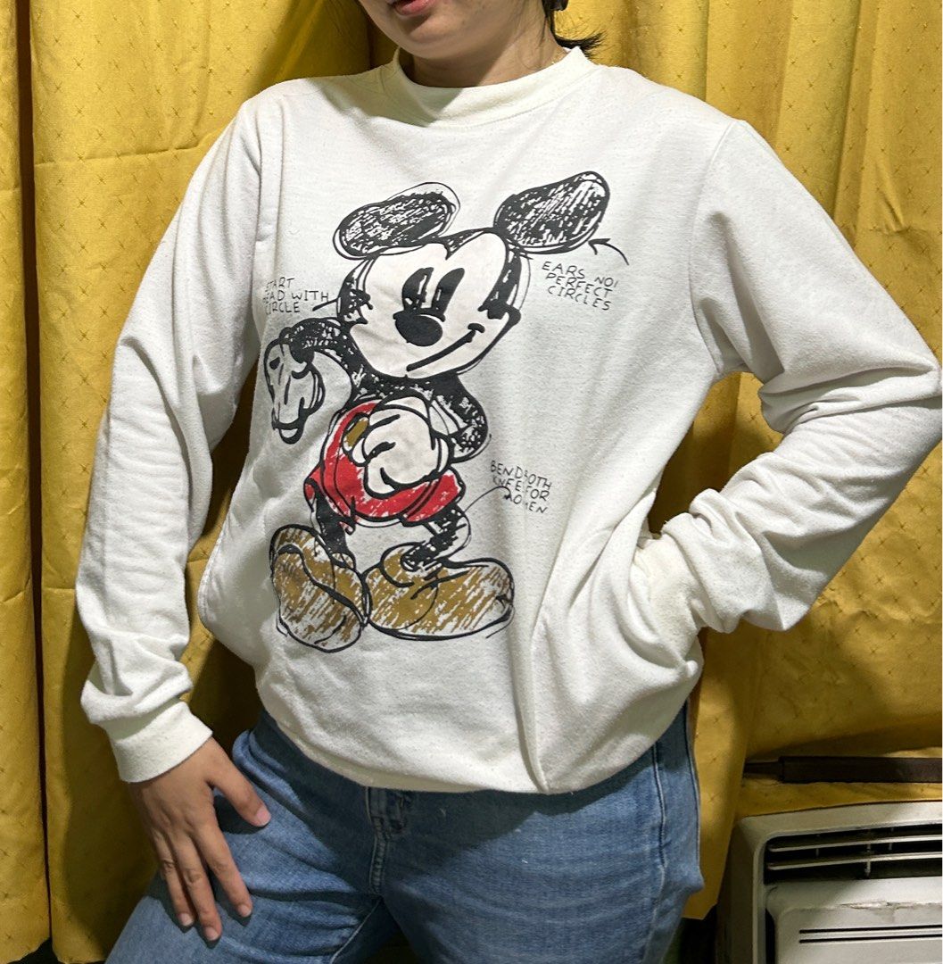 Vintage Mickey Mouse Pull Over, Women's Fashion, Tops, Others Tops on ...