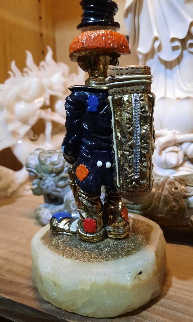 Vintage Ron Lee world of clowns, pweter golfer clown statue, Hobbies ...