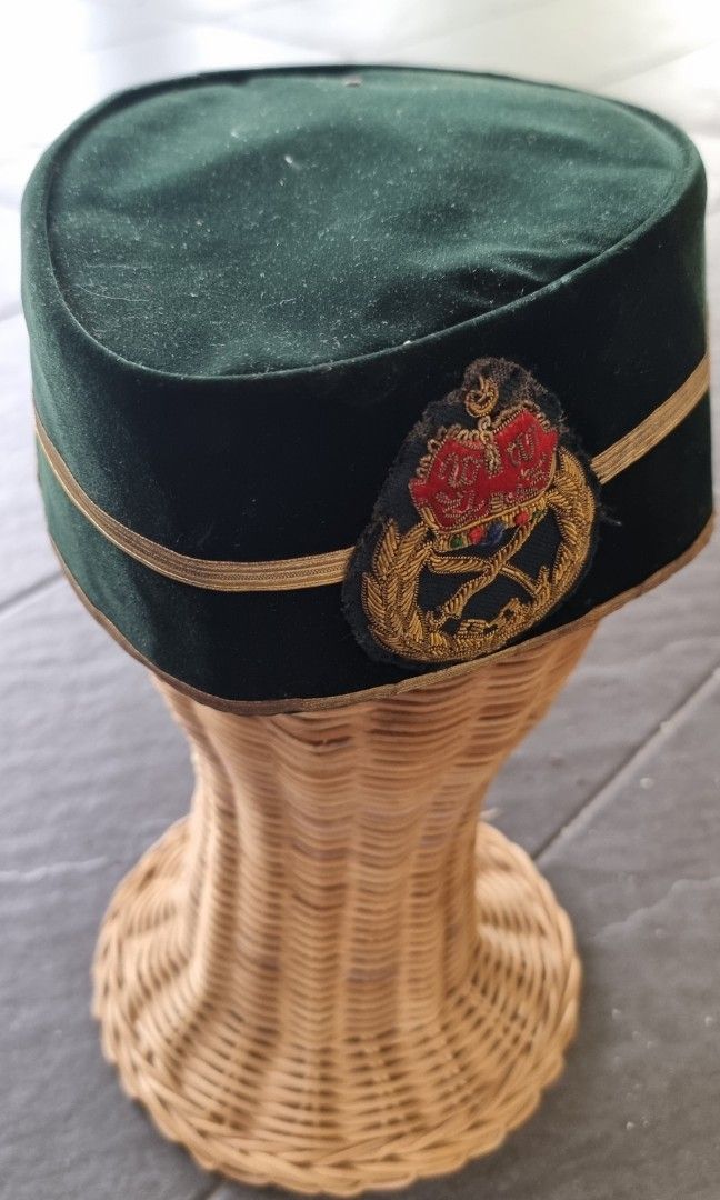 Vintage Tentera Darat Malaysia ATM England Askar Army topi songkok ...