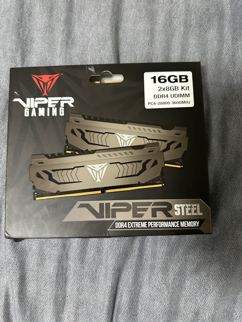 Viper Gaming Patriot 16gb (8x2) 3600mhz Ddr4, Computers & Tech, Parts ...