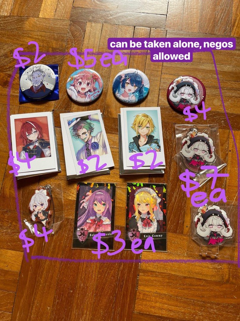 VTUBER HOLOLIVE AND NIJISANJI MERCH, Hobbies & Toys, Memorabilia ...