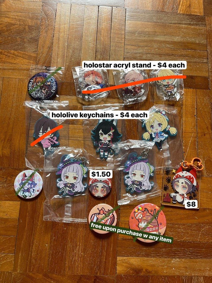 VTUBER HOLOLIVE AND NIJISANJI MERCH, Hobbies & Toys, Memorabilia ...