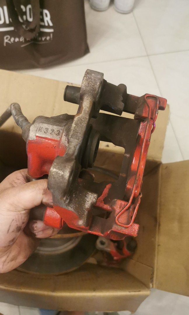 W204 Kompressor Real rotor & caliper, Car Accessories, Tyres & Rims on ...