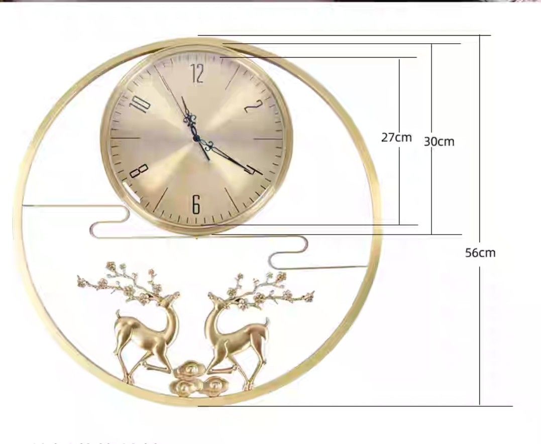 Clock(Fengshui designer wall clock), Furniture & Home Living, Home ...