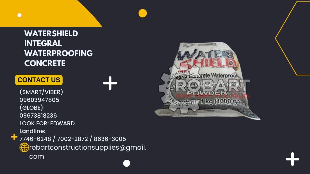Watershield Integral Waterproofing Concrete, Commercial & Industrial, Construction & Building ...