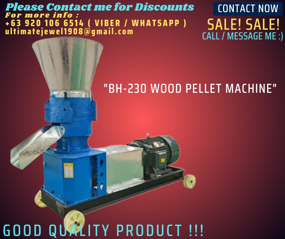 WOOD PELLET MACHINE BH-230 Brand New Machine, Commercial & Industrial ...