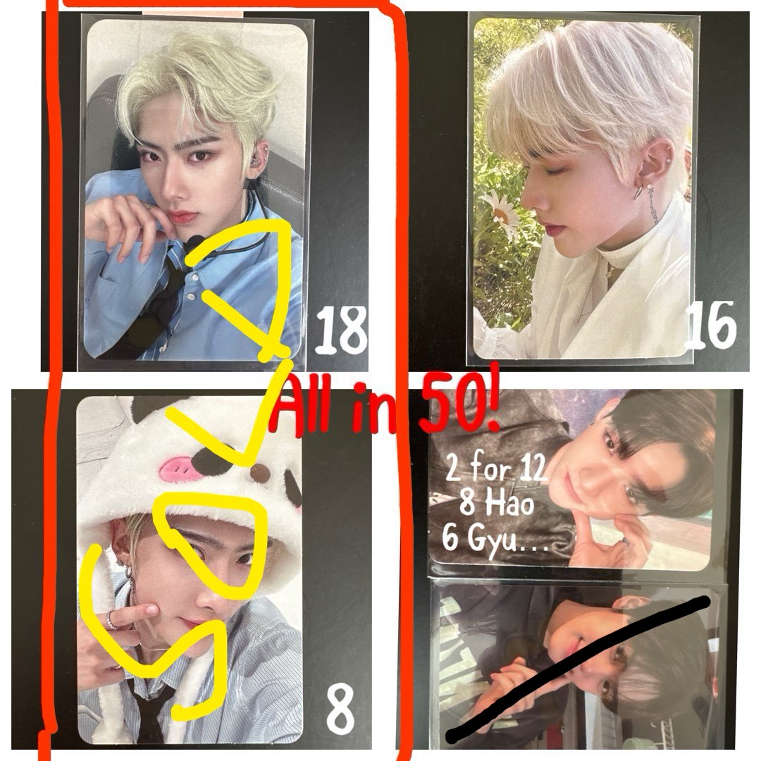 Wts Zb1 Photocard ZEROBASEONE Ricky Zhanghao Hao Gyuvin, Hobbies & Toys ...