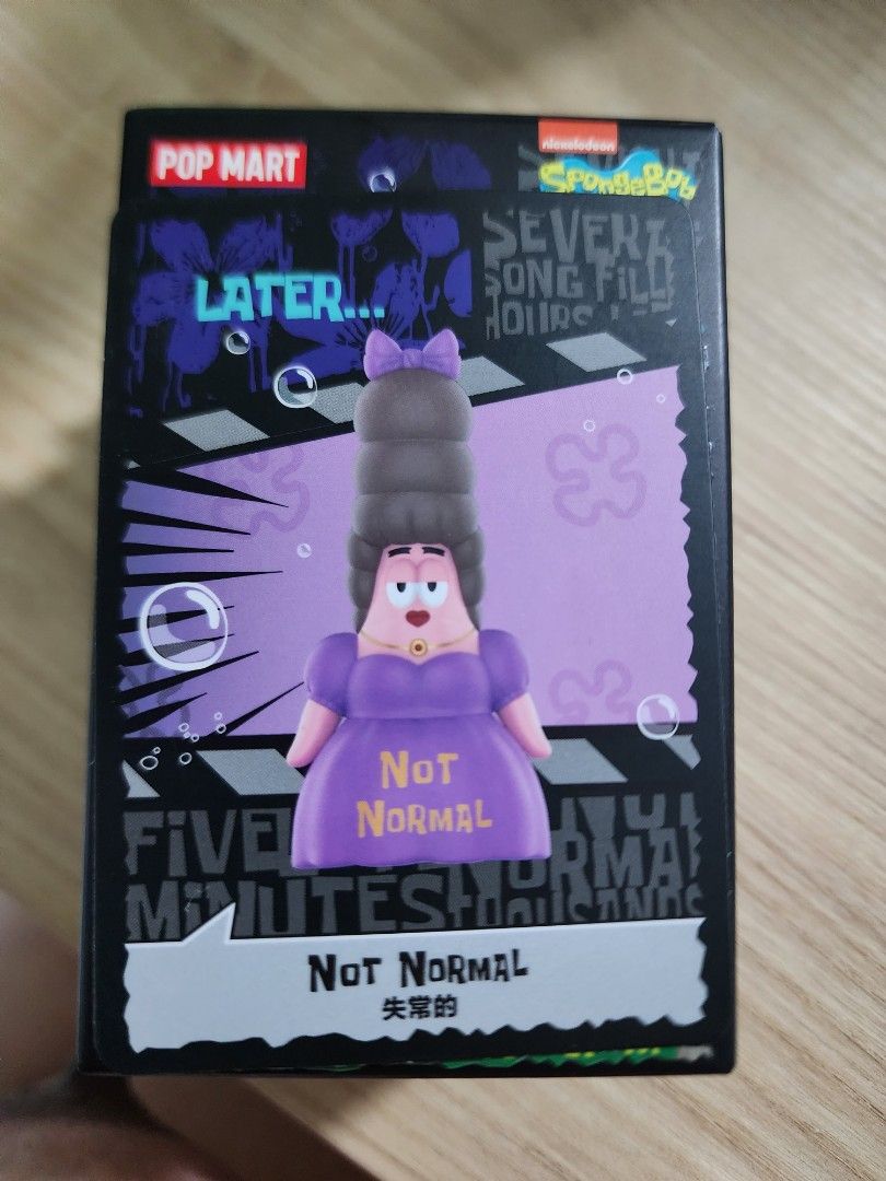 WTS/WTT POPMART Spongebob Life Transitions - NOT NORMAL, Hobbies & Toys ...