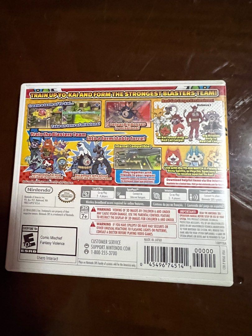 Yokai Watch Blasters: Red Cat Corps for Nintendo 3DS, Video Gaming ...