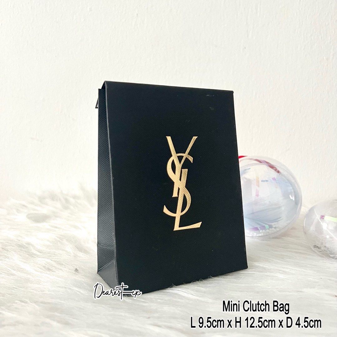 YSL Classic Black Paper Bag & Gift Box (From RM10), Women's Fashion ...