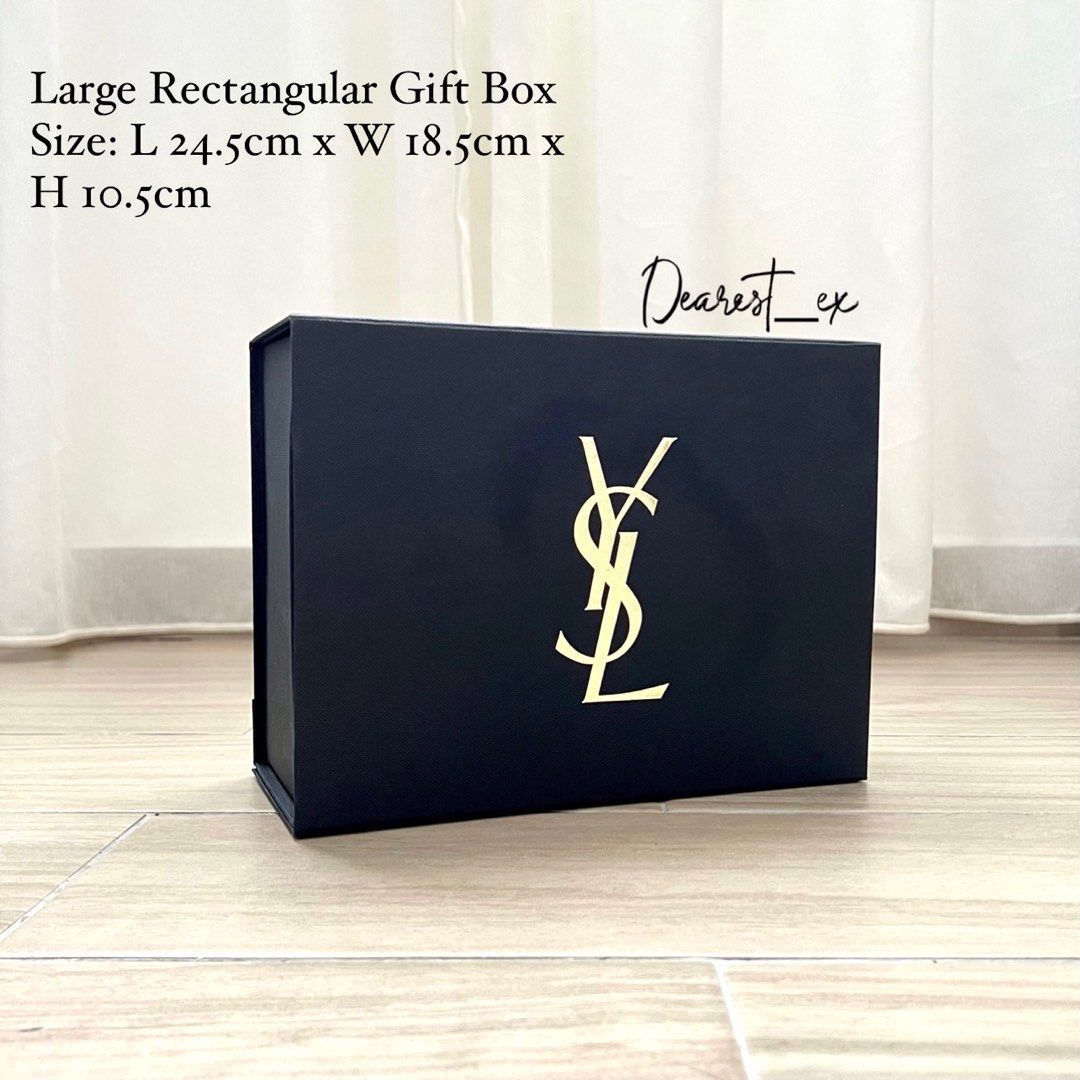 YSL Classic Black Paper Bag & Gift Box (From RM10), Women's Fashion ...