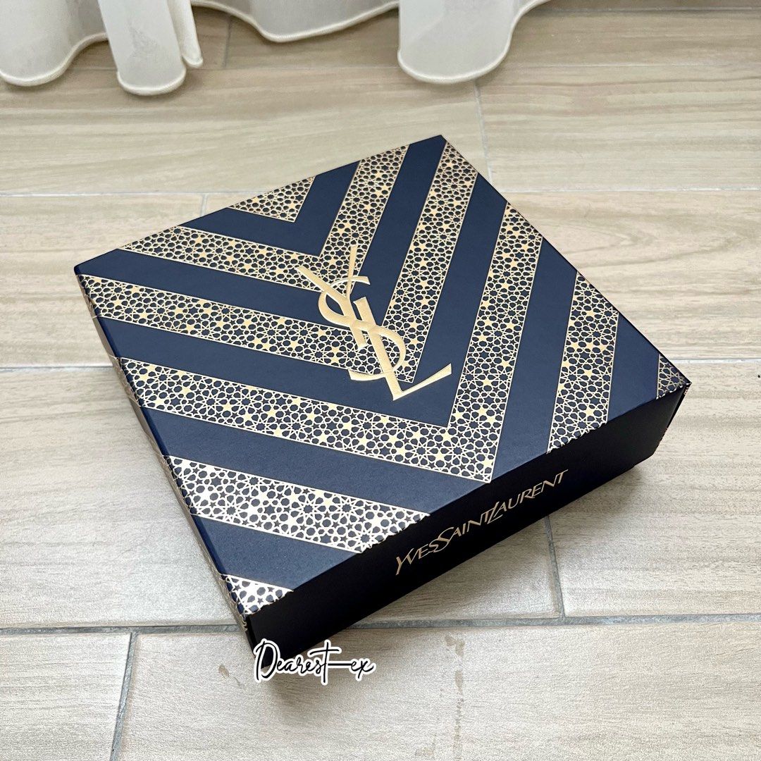 YSL Festive Limited Edition 2023 Large Square Gift Box, Women's Fashion ...