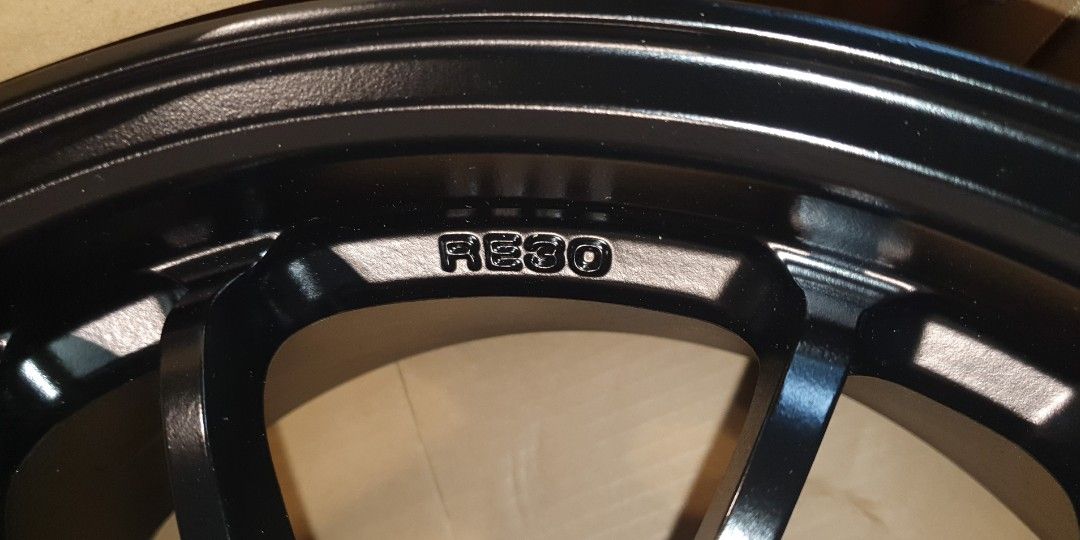 17" Re30 made in japan rims, Car Accessories, Tyres & Rims on Carousell