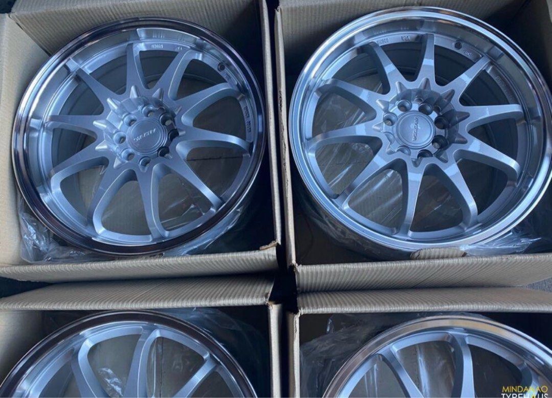 17” Rota Fighter 10 Silver Mags 4Holes pcd 108-100 Brandnew, Car Parts ...