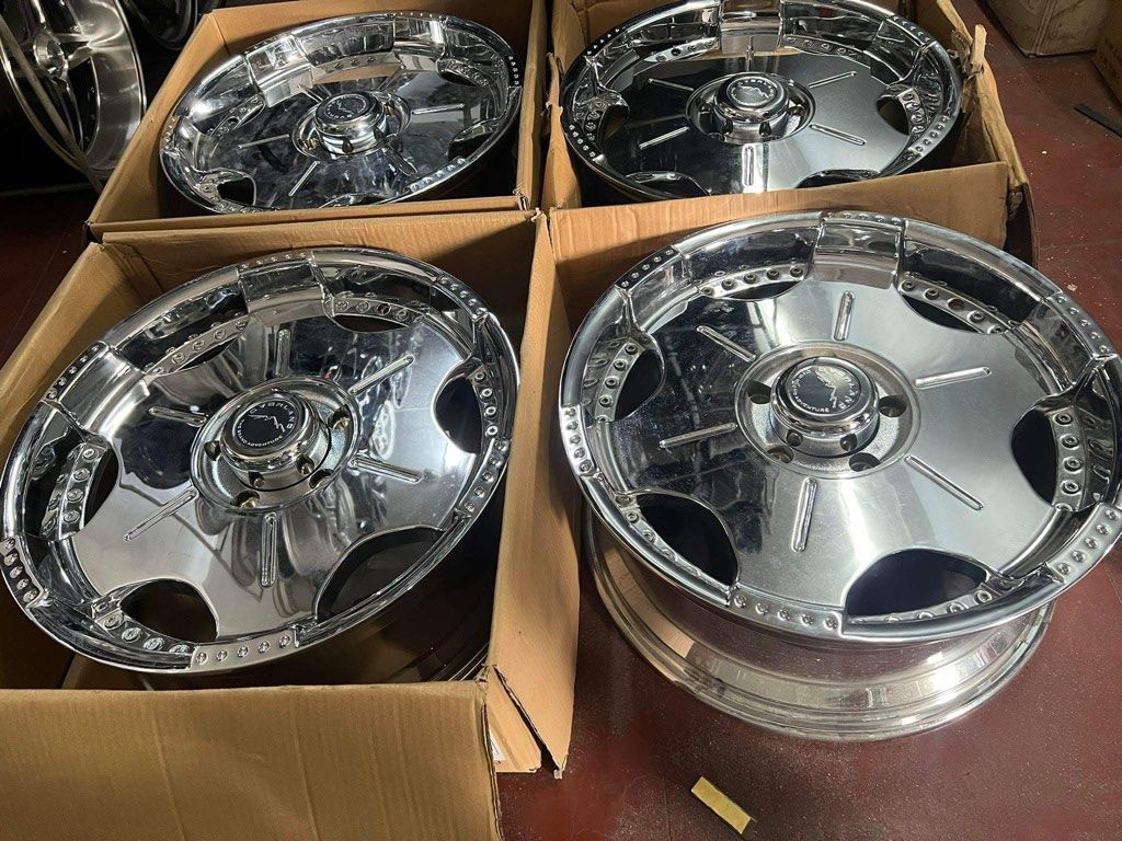 20” MTT Racing chrome mags 5Holes pcd 139 fit Jimny, Car Parts ...
