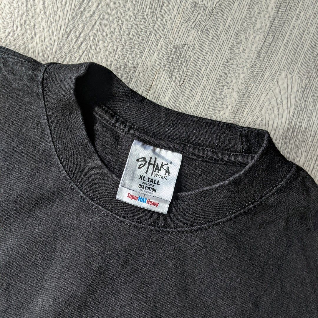 23/31 XL SHAKA WEAR BLACK BLANK T SHIRT, Men's Fashion, Tops & Sets, Tshirts & Polo Shirts on ...