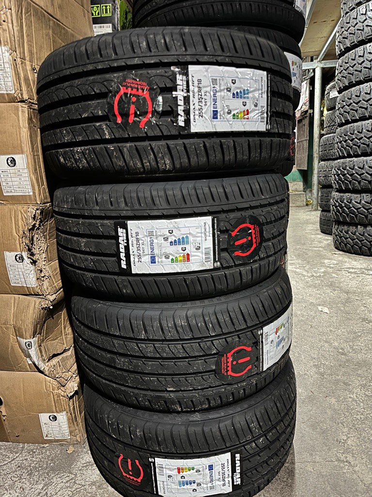 255-35-r18 Radar Runflat Dimax R8+ Brandnew tire, Car Parts ...