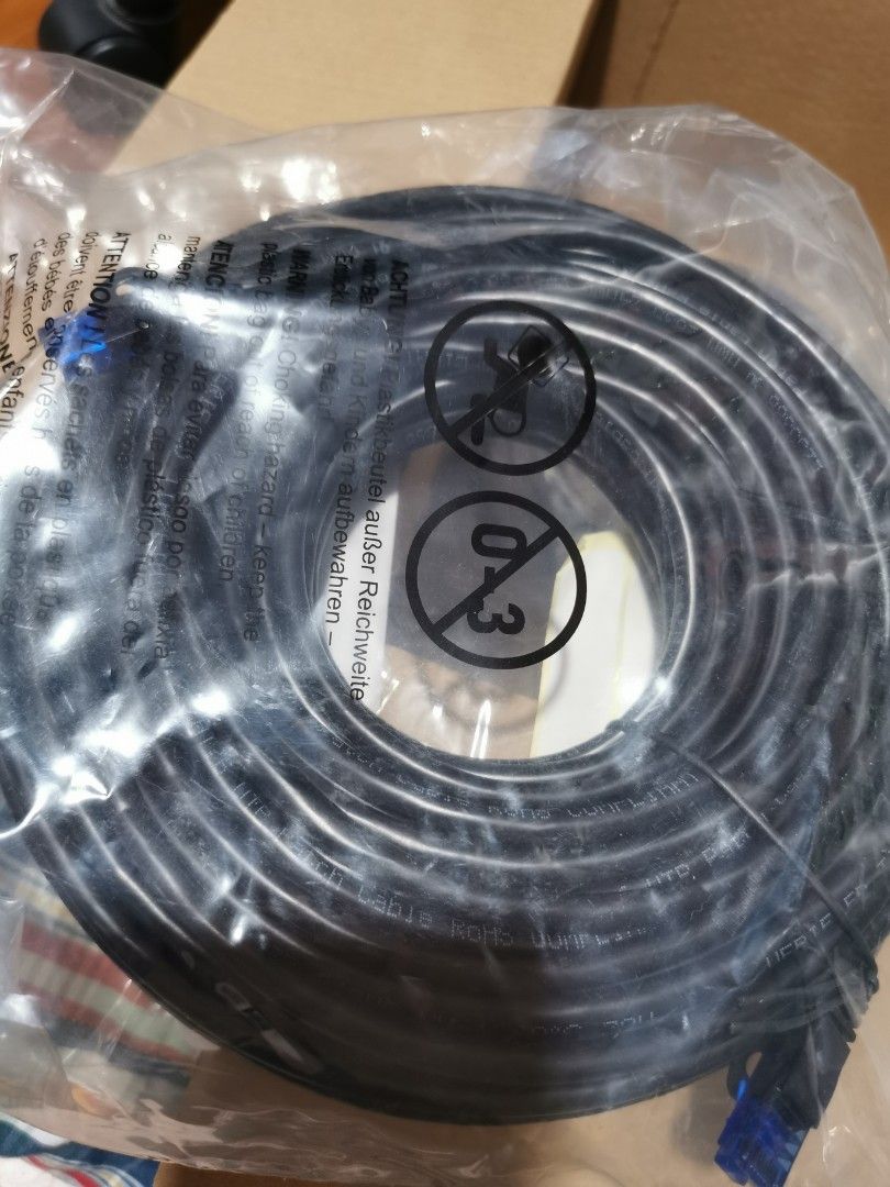 25m Ethernet UTP Cat6 Cable, Computers & Tech, Parts & Accessories ...