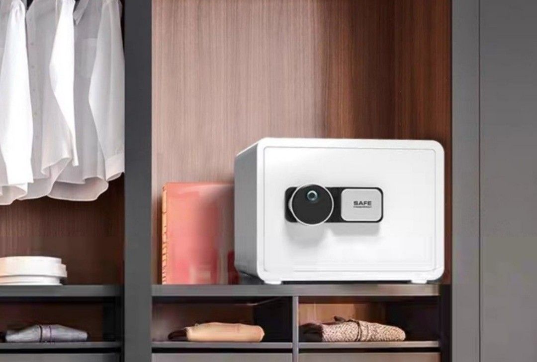 2FA Fingerprint Security Safe with Password Lock, small footprint ...