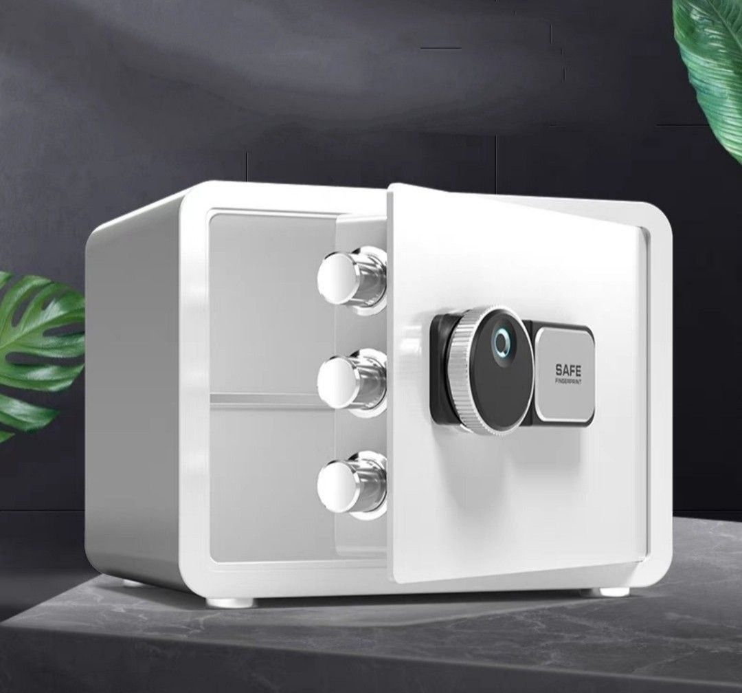 2FA Fingerprint Security Safe with Password Lock, small footprint ...