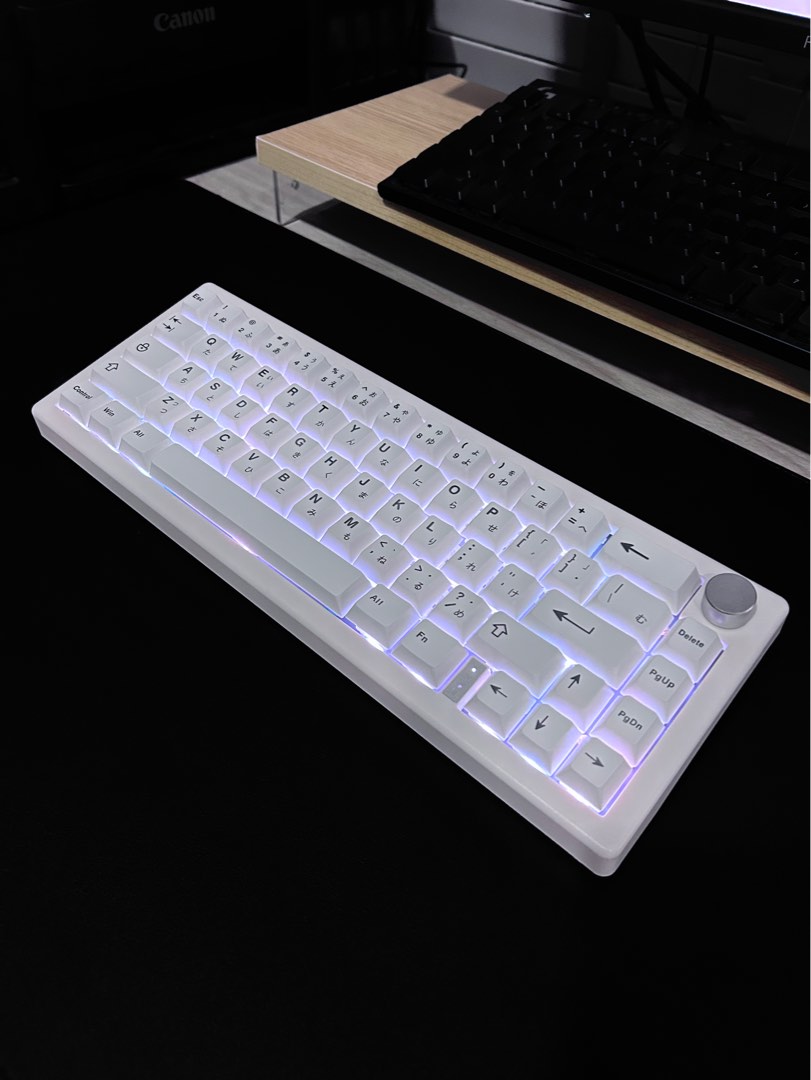 65% Custom Mechanical Keyboard (WOB white keycaps), Computers & Tech, Parts & Accessories ...