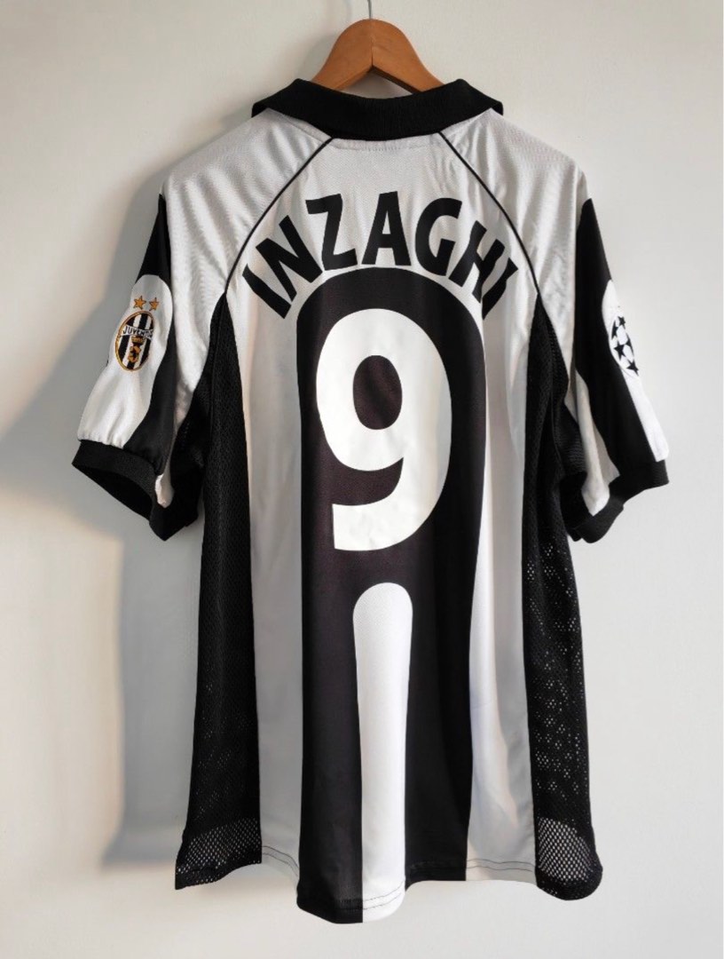 #9 Inzaghi Juventus 1997 Home soccer/football jersey/kit rare/retro ...