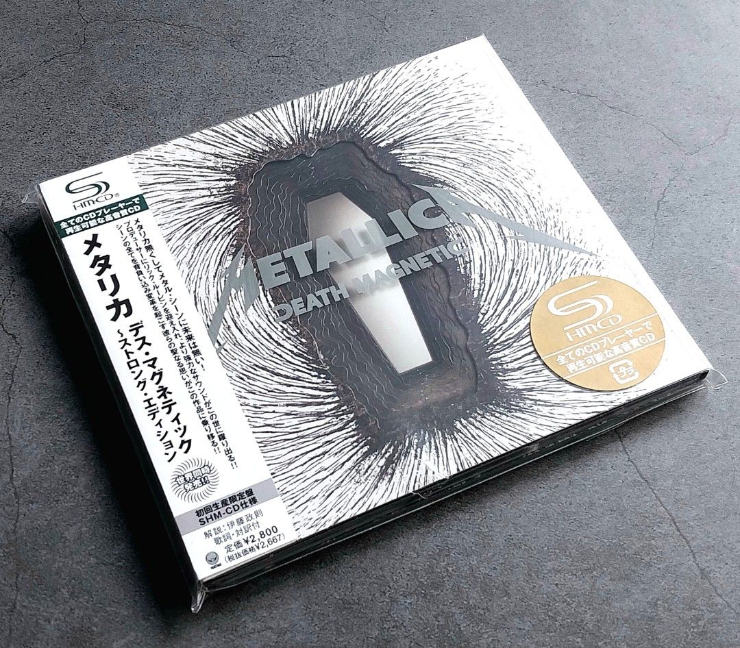 全新絕版未拆 日版首版 Metallica Death Magnetic Japan SHM-CD UICR-9028 Limited ...