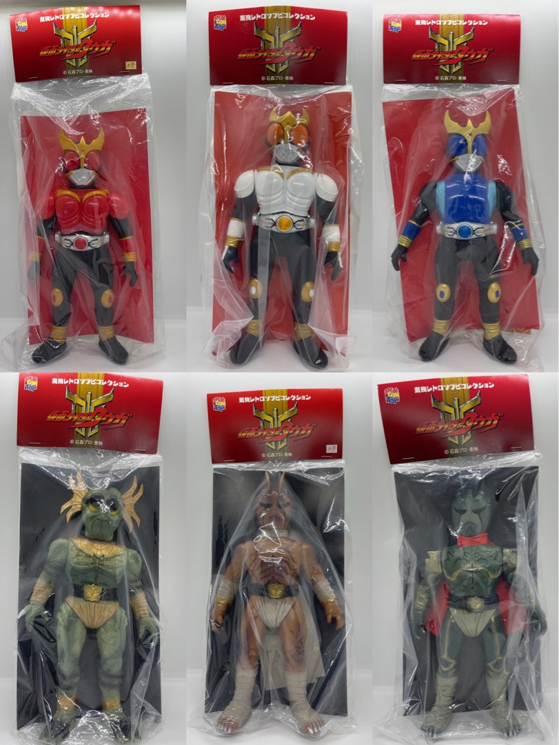 初版 Medicom 幪面超人 古迦 古朗基 搪膠 sofvi sofubi kuuga, 興趣及遊戲, 玩具 & 遊戲類 - Carousell