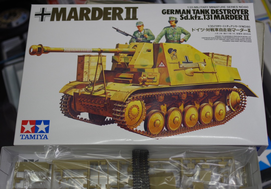 全新 -Tamiya-田宮 -35060-1/35-German Tank Destroyer- sd.kfz. 131 -Marder II ...