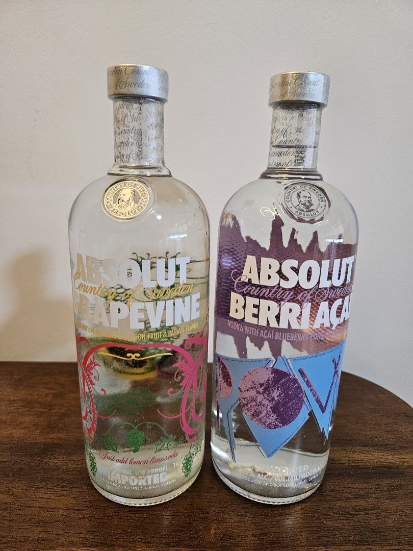 Absolut Vodka, Berri Acai & Grapevine, Food & Drinks, Alcoholic ...