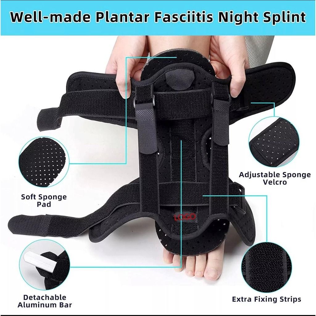 Adjustable Night Splint for Plantar Fasciitis Relief Achilles ...