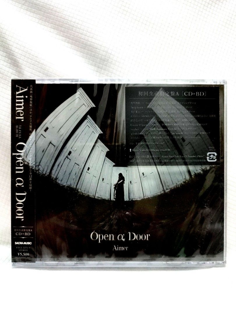 Aimer Open α Door 初回生產限定A CD+ blu ray, 興趣及遊戲, 音樂、樂器 & 配件, 音樂與媒體 - CD 及 DVD - Carousell