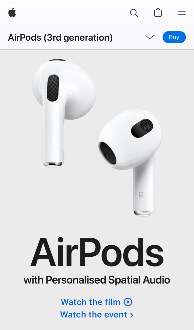 Airpods 3rd Gen, Audio, Earphones on Carousell