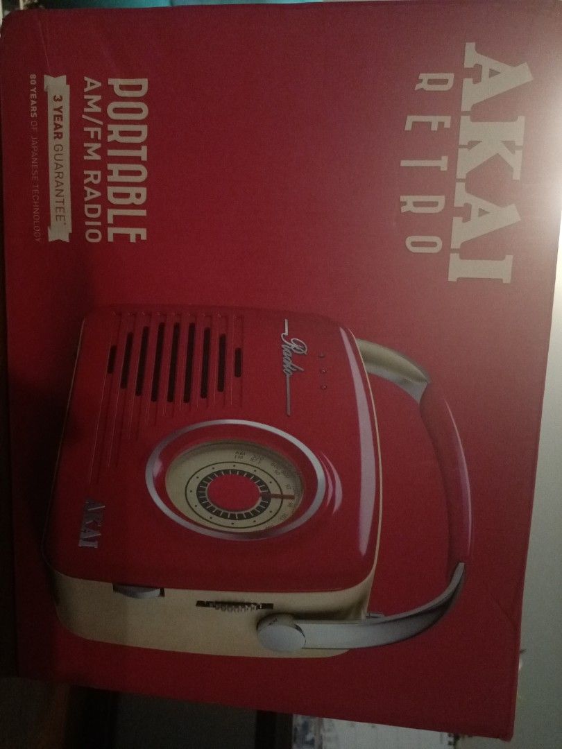 Akai Portable FM RADIO, Audio, Portable Music Players on Carousell