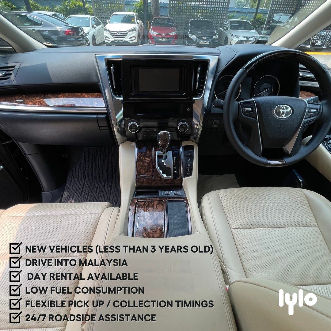 ALPHARD SHORT TERM RENTAL, Cars, Car Rental on Carousell