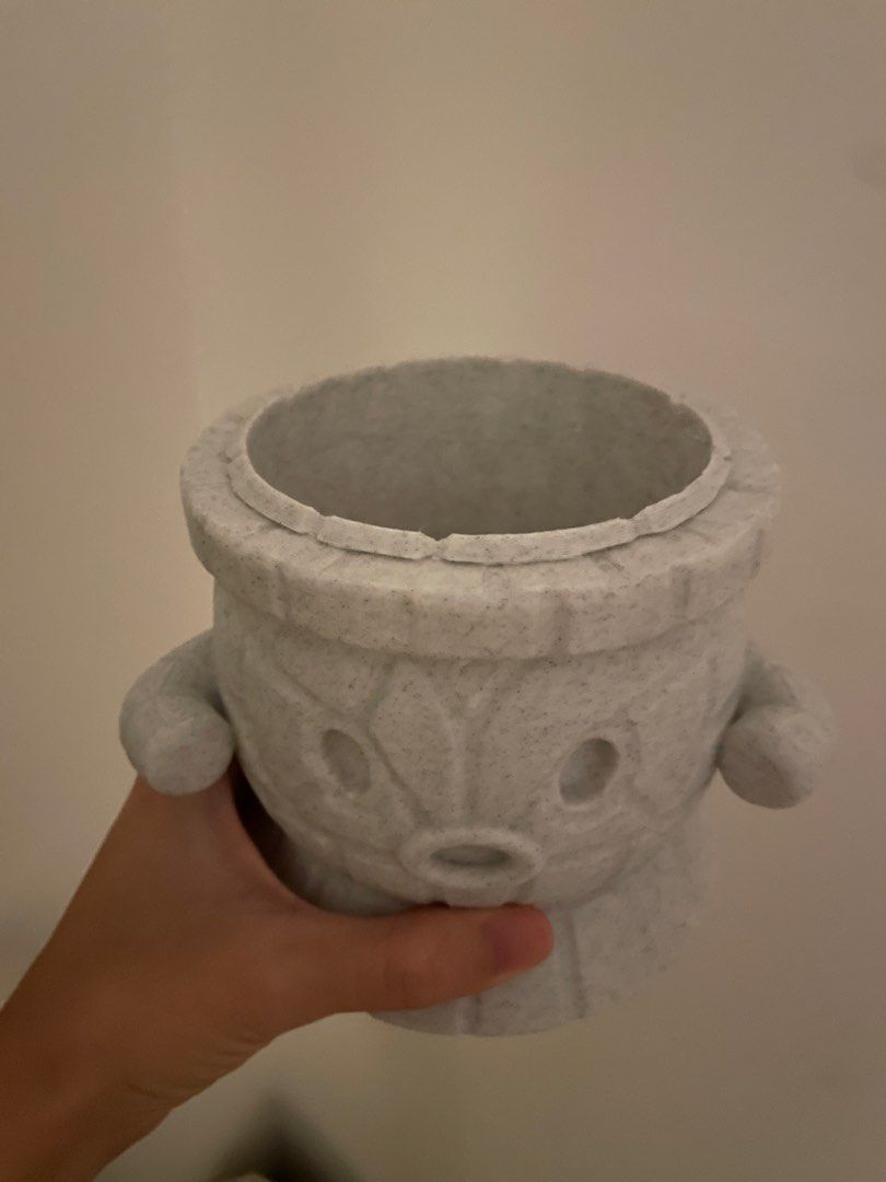 Animal crossing gyroid plant pot, Furniture & Home Living, Gardening ...