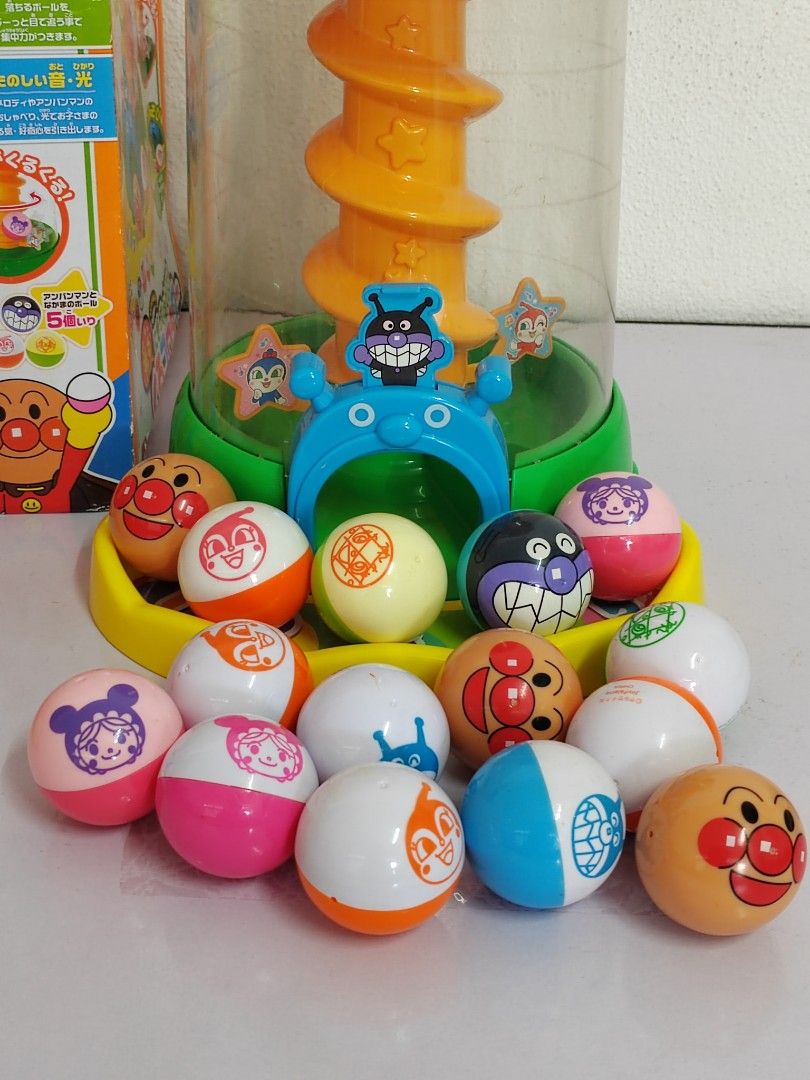 Anpanman rolling ball tower, Hobbies & Toys, Toys & Games on Carousell
