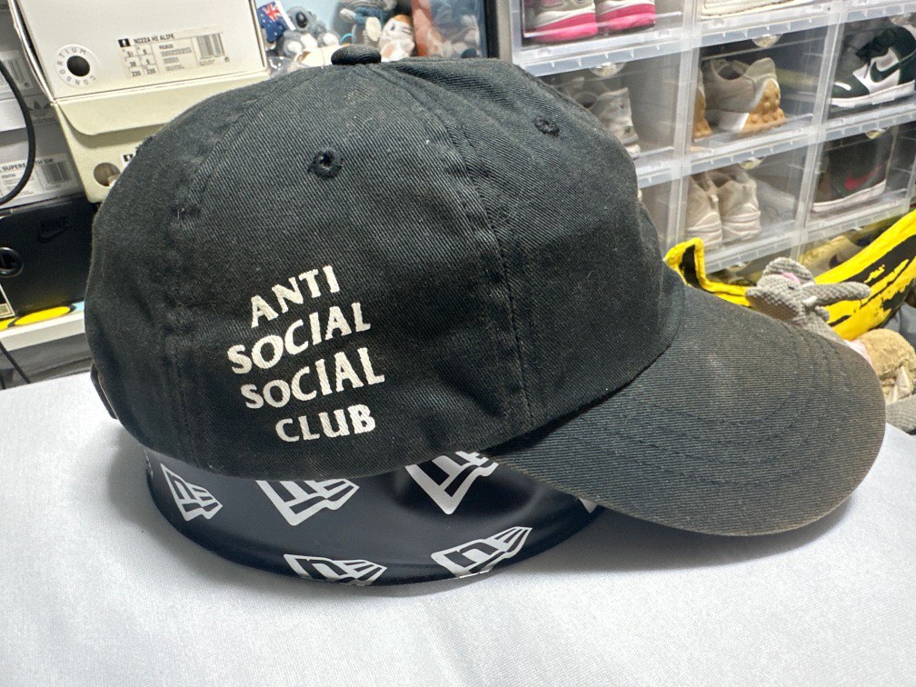 Anti social social club weird cap, Men's Fashion, Watches & Accessories ...