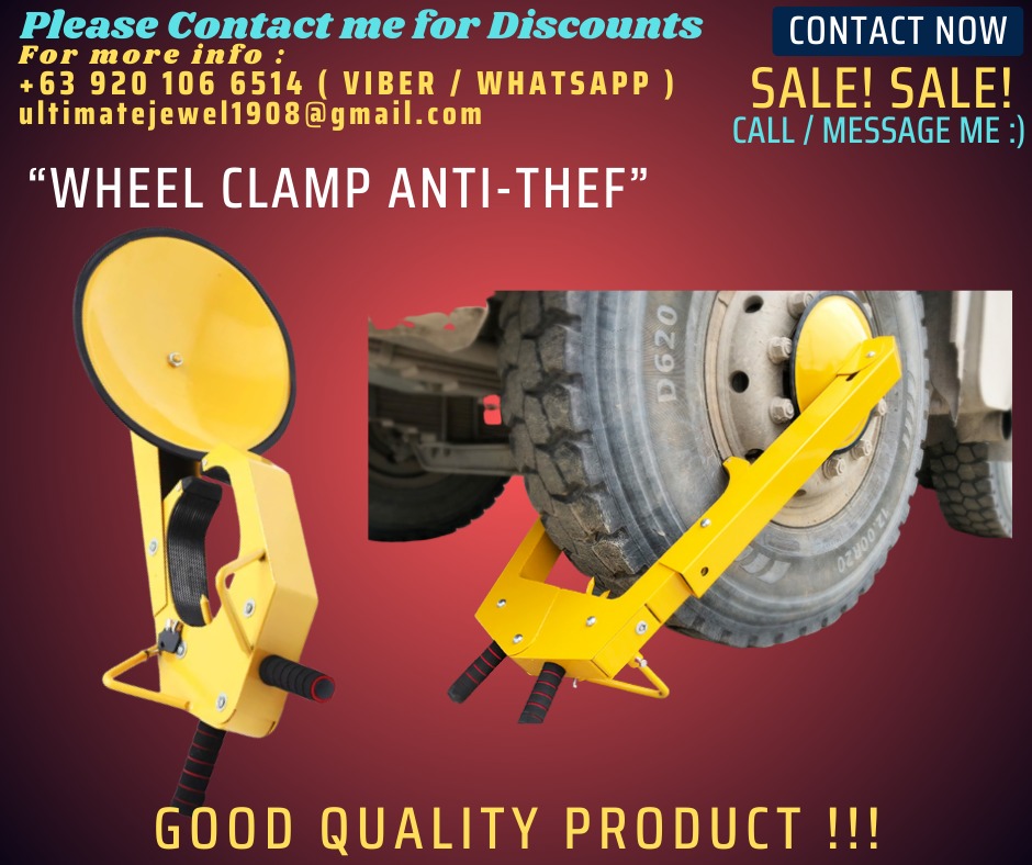 Anti-theft Heavy Duty Car Wheel Blockers Wheel Clamp For Trucks Model ...