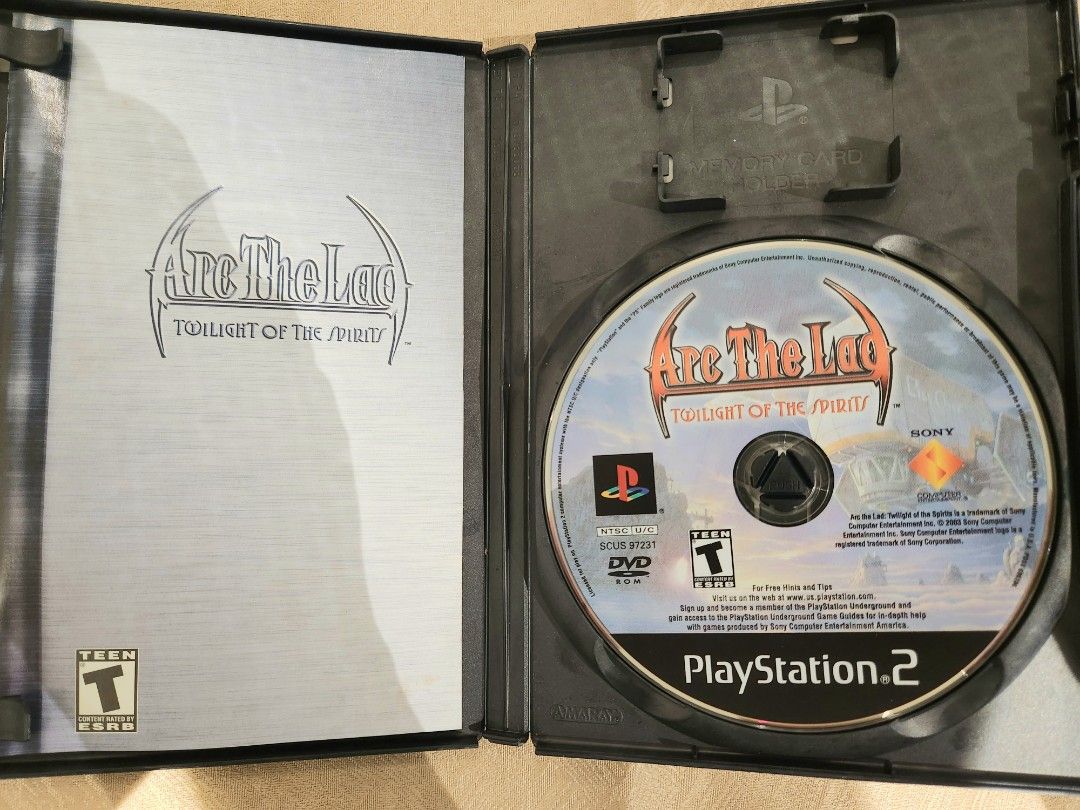 Arc The Lad (Complete) for PS2, Video Gaming, Video Games, PlayStation on Carousell