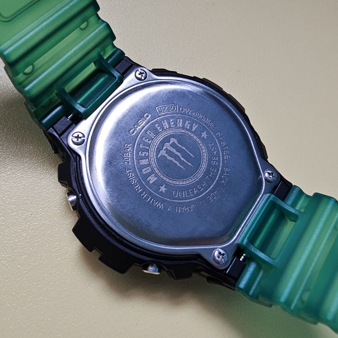⭐️Authentic Casio G-shock⭐️ Gshock DW6900 DW-6900 Monster Energy custom ...