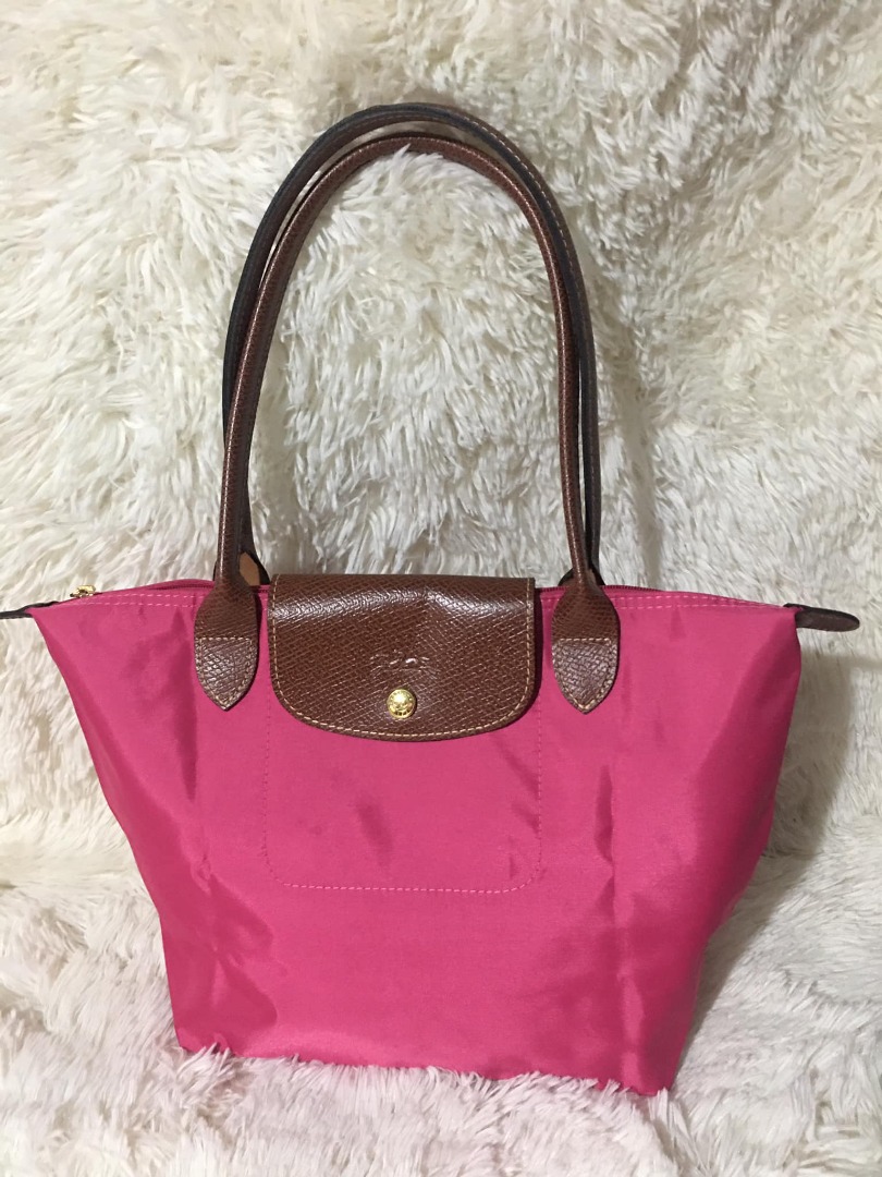 AUTHENTIC! LONGCHAMP Le Pliage Long Handle Tote Bag!, Women's Fashion ...