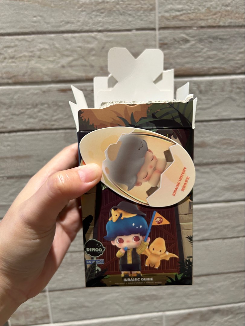 Authentic Popmart Dimoo Jurassic History figure figurine , Hobbies ...