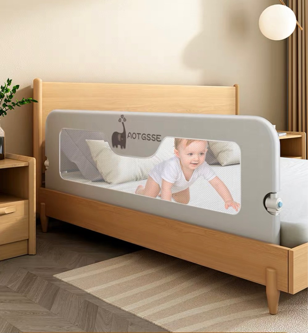 Baby bed guard, Babies & Kids, Baby Nursery & Kids Furniture, Bed ...