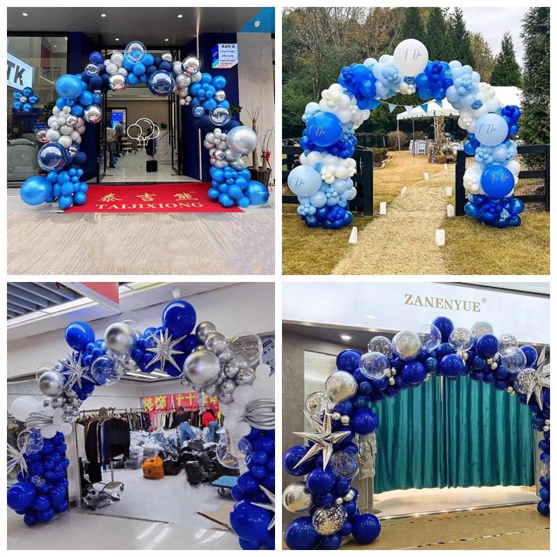 Balloon garland welcome arch birthday party decoration surprise setup ...