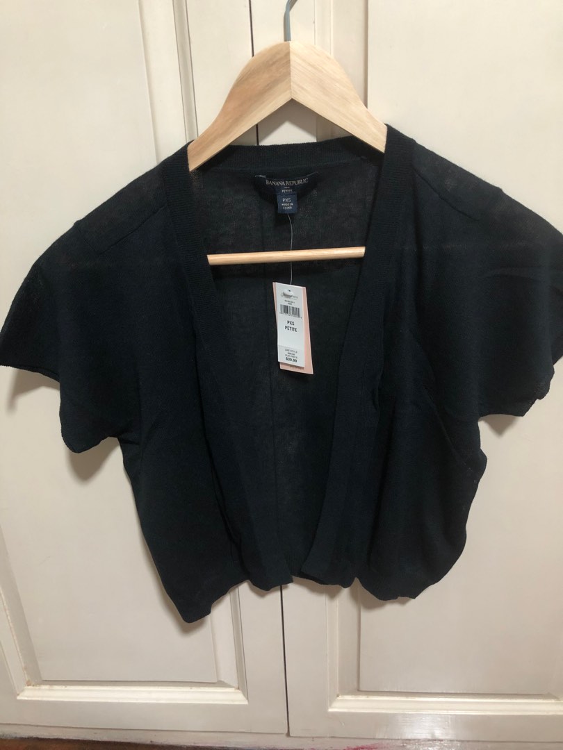 Banana Republic black shrug, Women's Fashion, Coats, Jackets and ...